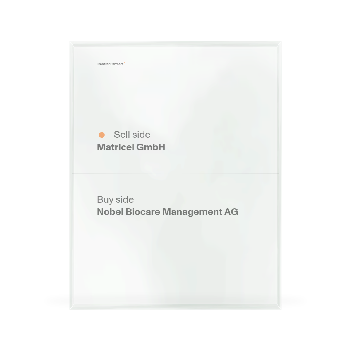 Nobel Biocare acquires Matricel