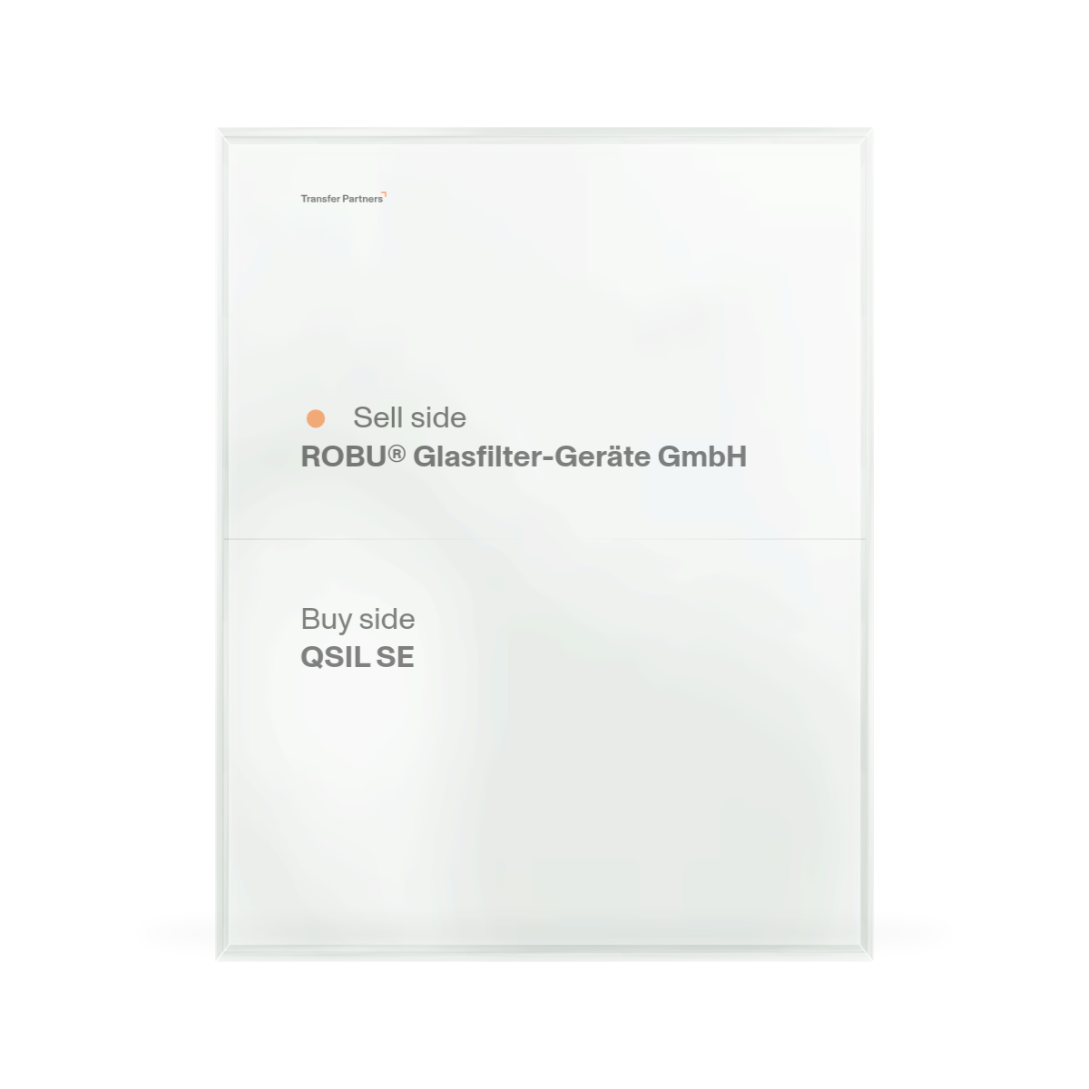 QSIL SE erwirbt ROBU® Glasfilter-Geräte GmbH