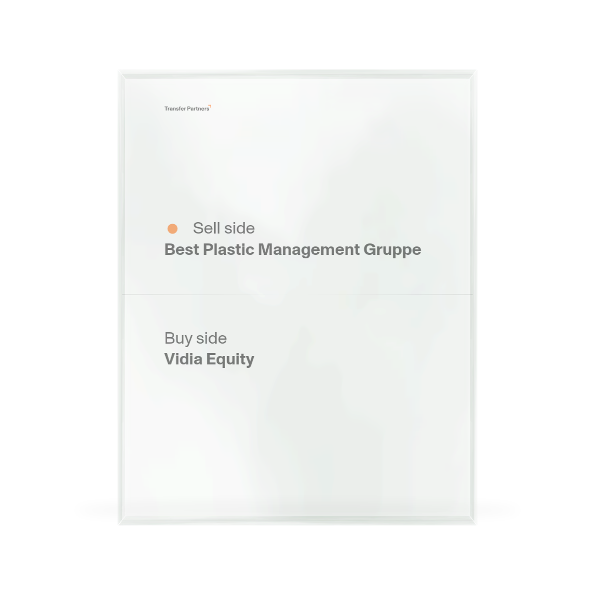 Vidia Equity erwirbt die Best Plastic Management Gruppe (BPM)