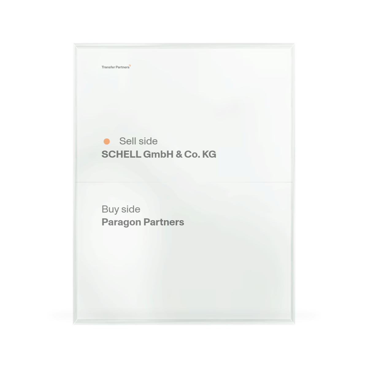 Paragon Partners acquires Schell GmbH & Co. KG