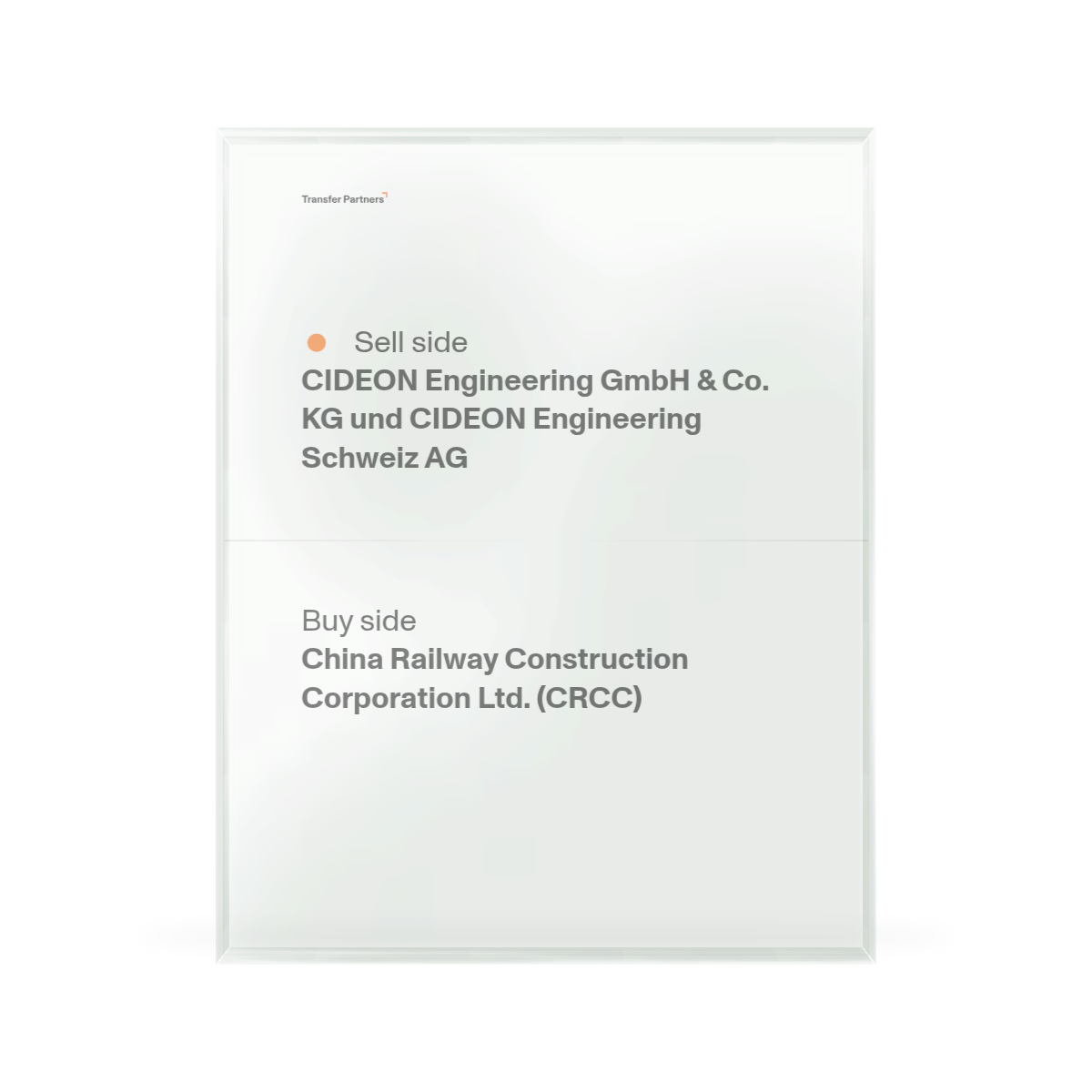 CRCC acquires CIDEON Engineering